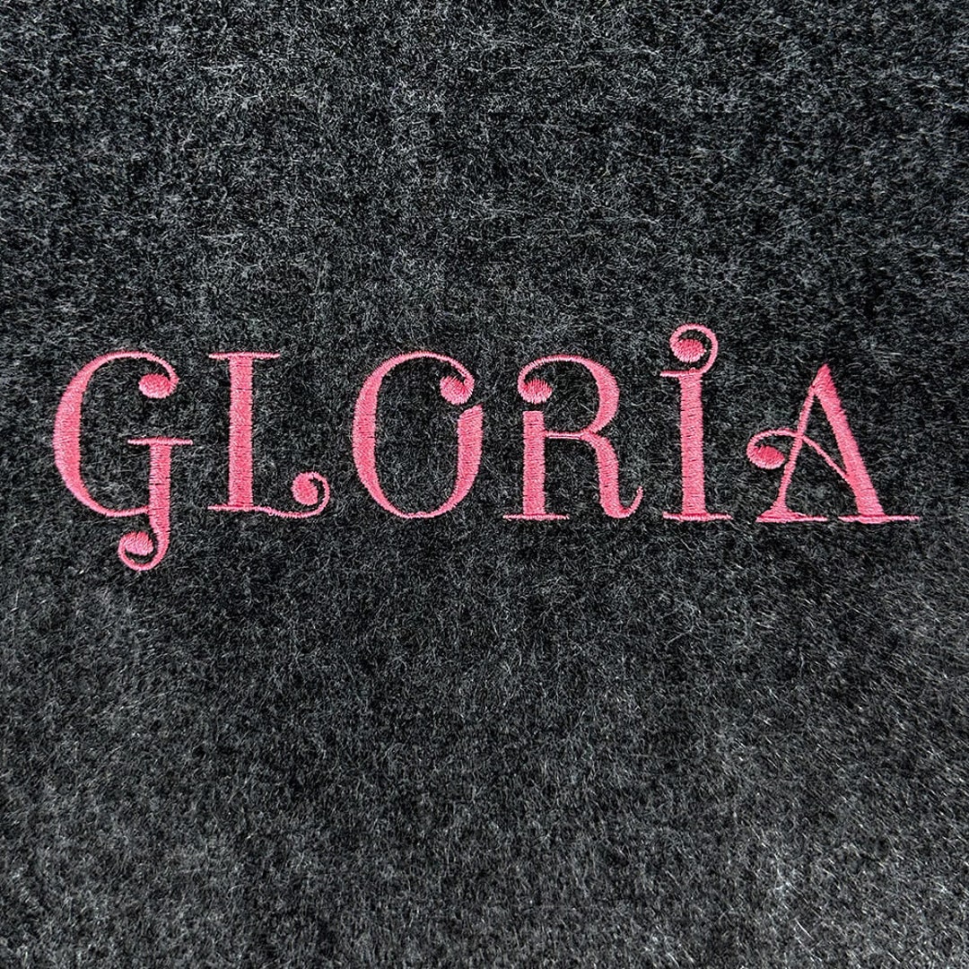 Gloria - an Elegant and Unique DIGITAL Machine Embroidery Font . Sized ...