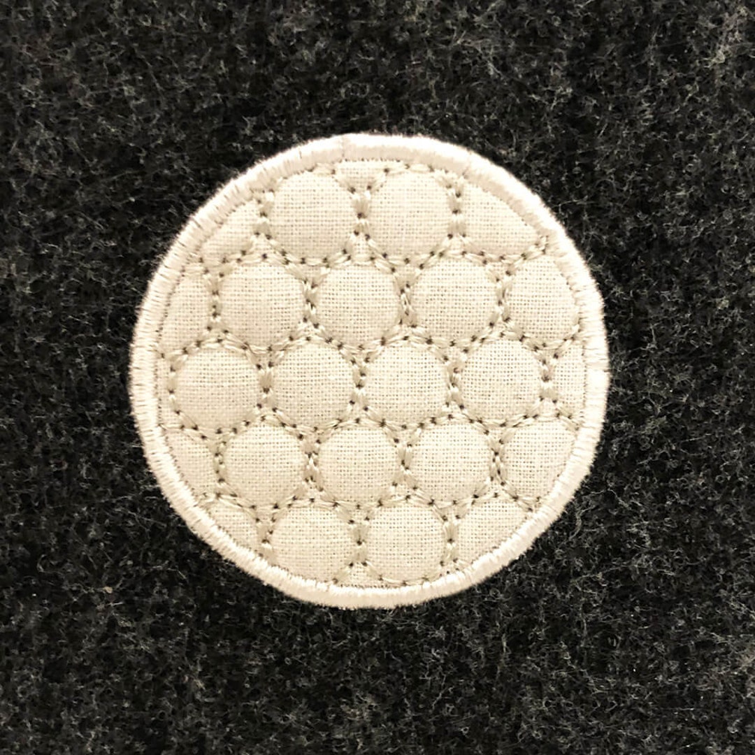 Golf Ball DIGITAL Appliqué Design to Stitch Out on Your Embroidery ...