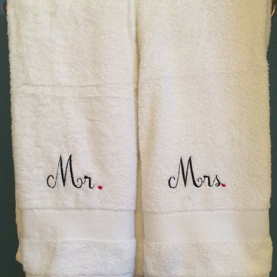 Cursive Modern Mr and Mrs Machine Embroidery Designs for - Etsy