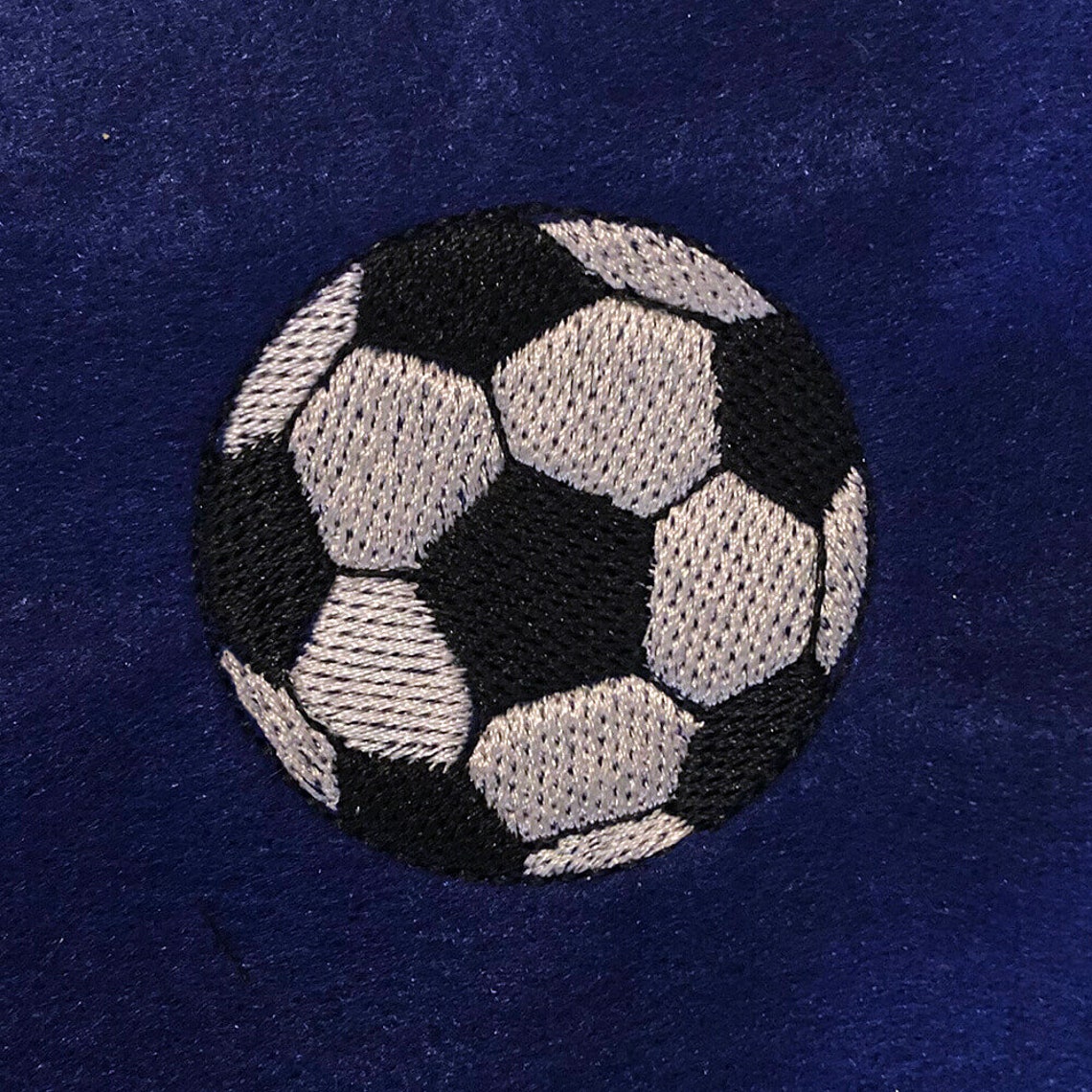 Simple Soccer Ball DIGITAL Machine Embroidery Design. Add a Name to ...