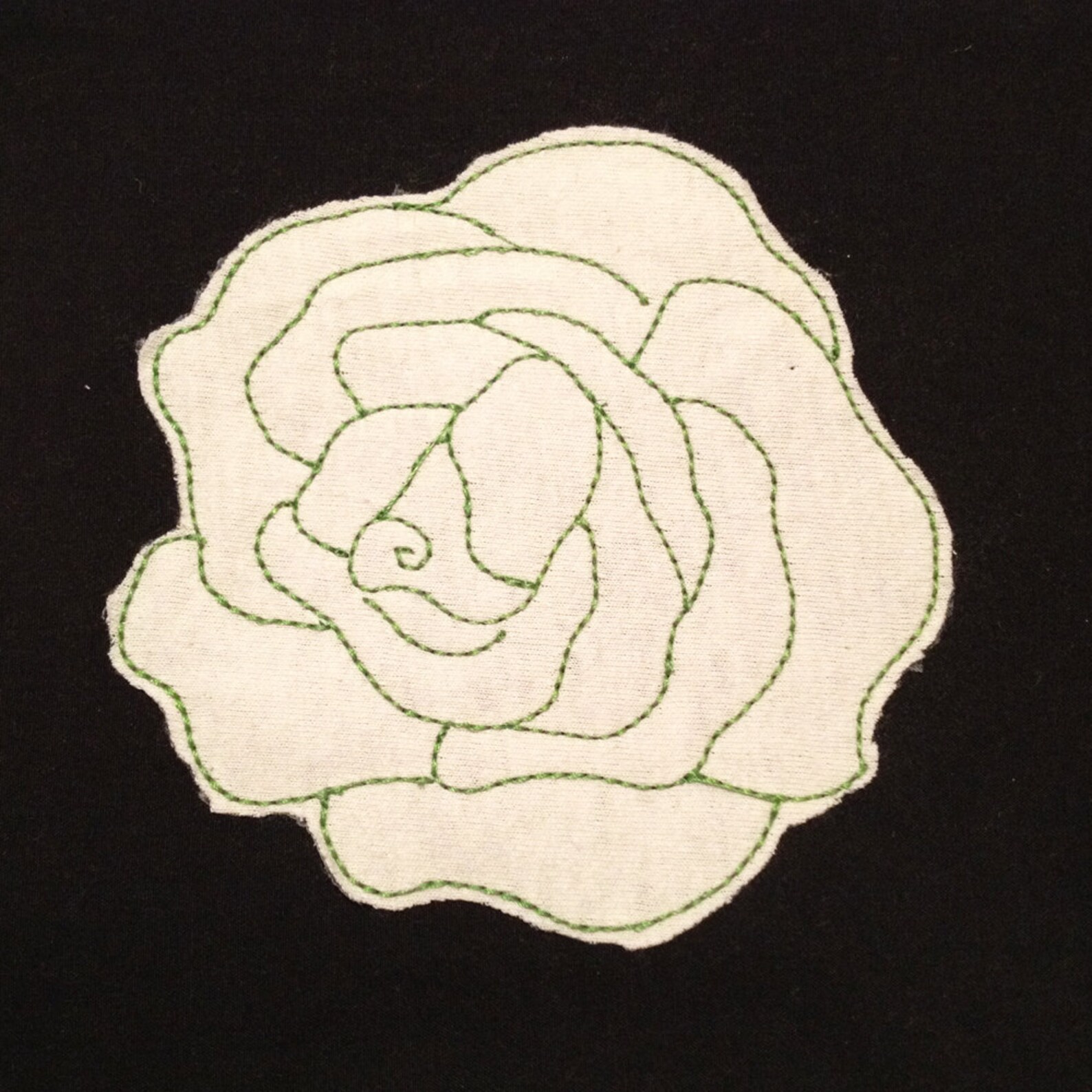 Rose Machine Appliqué Design a Sophisticated yet Simple - Etsy