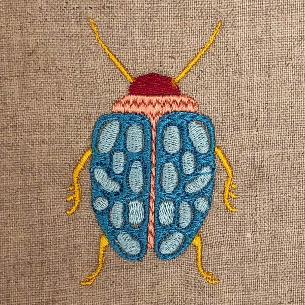 Beetle Embroidery - Etsy