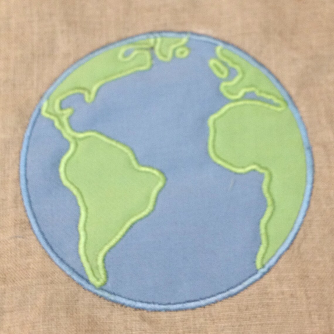 Earth globe Applique Design in Three Sizes Perfect for Earth - Etsy