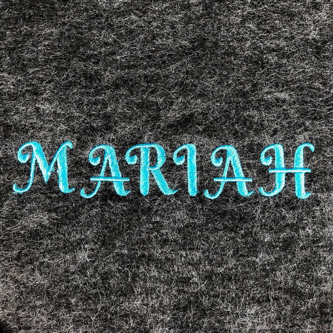 Mariah Monogram DIGITAL Machine Embroidery Font to Create Names ...