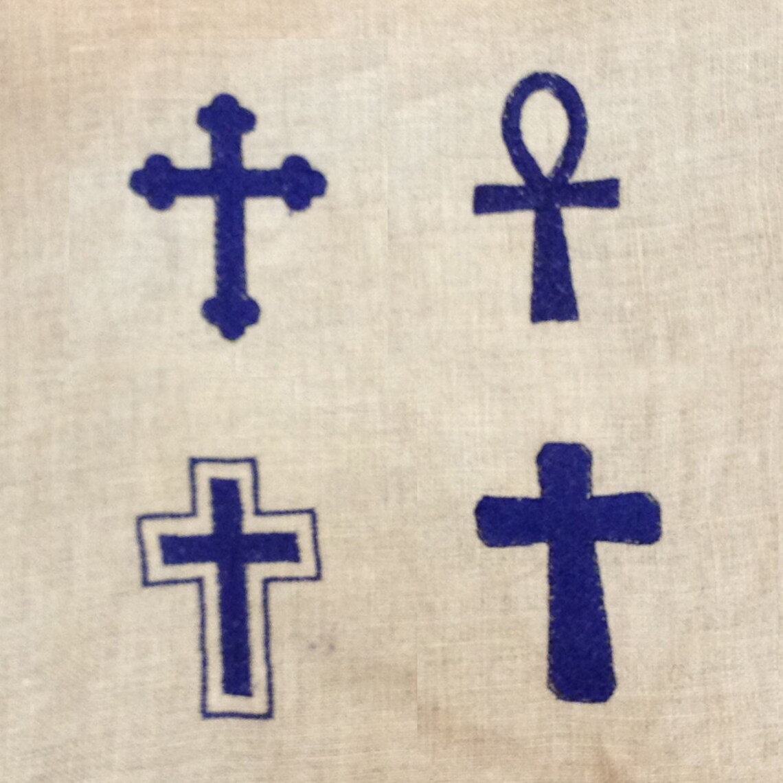 Four different styles of simple and elegant crosses in 5 | Etsy