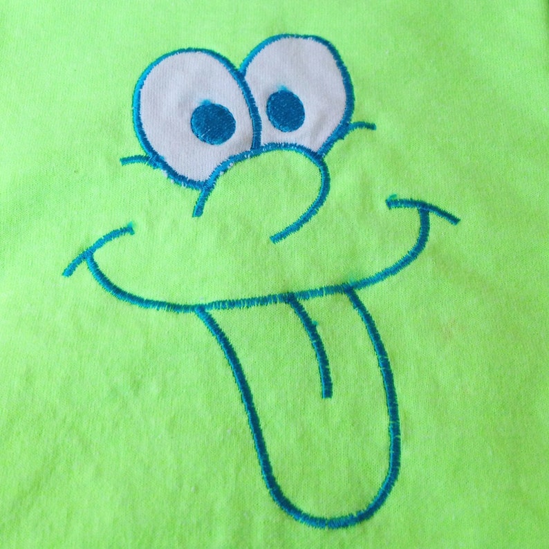 Four Funny Face Machine Applique Designs in Two Different - Etsy Four Funny Face Machine Applique Designs in Two Different - Etsy
