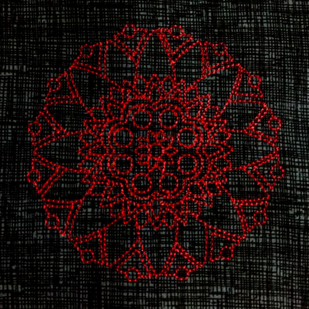 Mandala Machine Embroidery Design, a Spiritual Symbol in Buddhism and ...