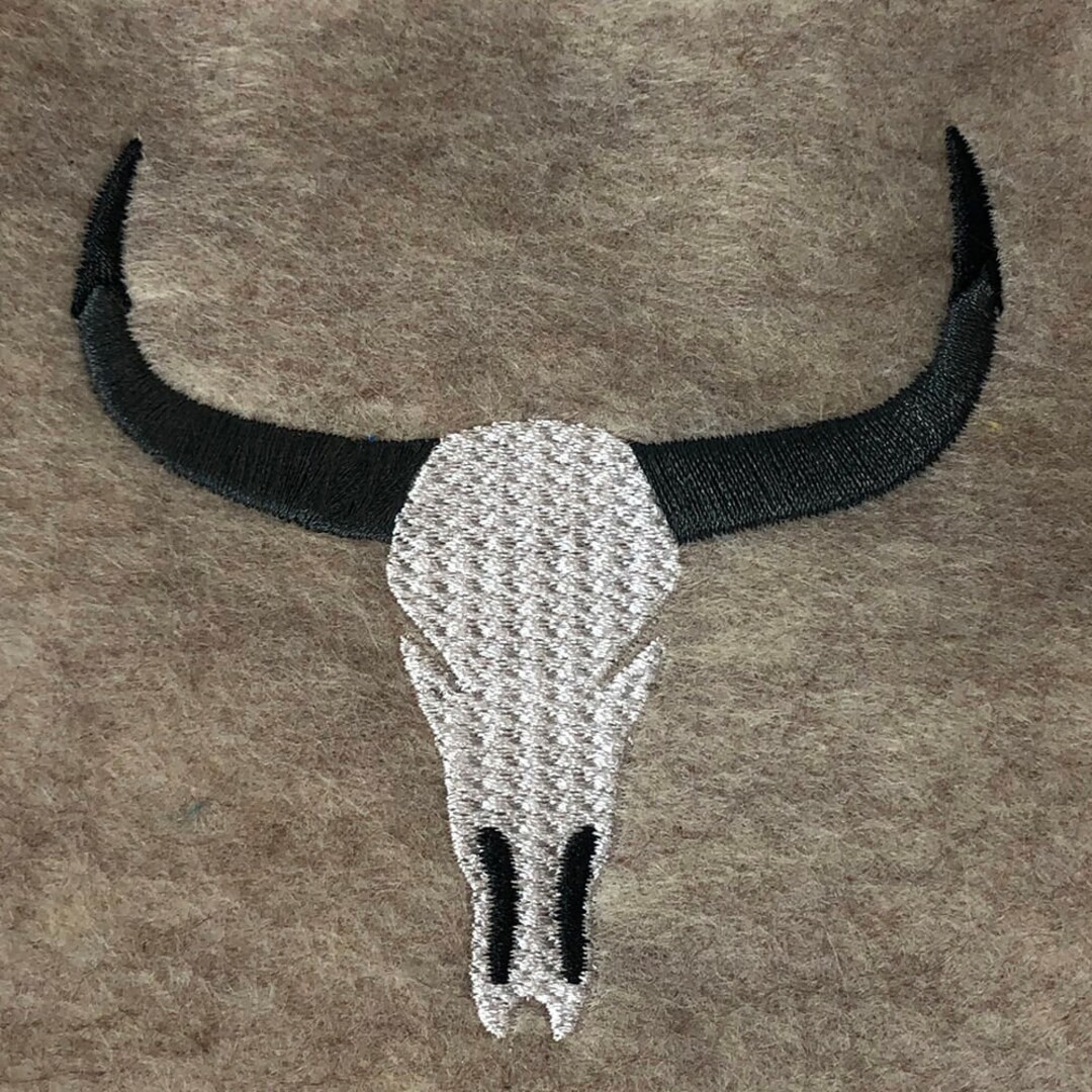 Steer Skeleton Embroidery Design - a Classic Western Themed DIGITAL ...