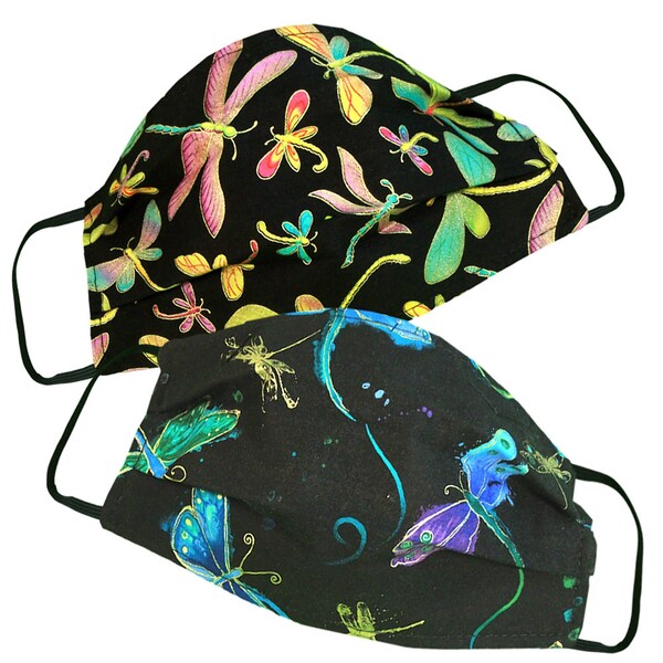 Dragonfly Face Mask - Etsy
