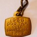 Vintage 1930 Metal Dog License Tag for Dog Collar, Ogle County ...