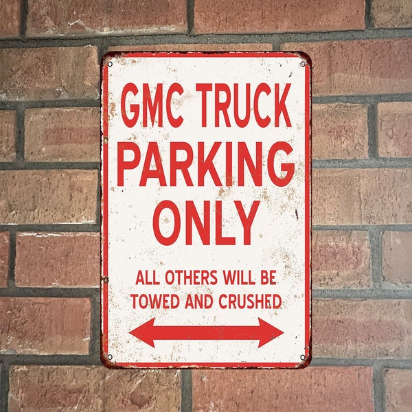 Vintage Gmc Truck Sign - Etsy