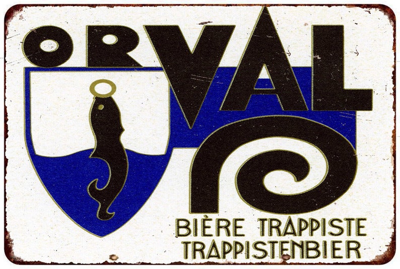 Orval Beer Vintage Look Reproduction Metal Sign - Etsy