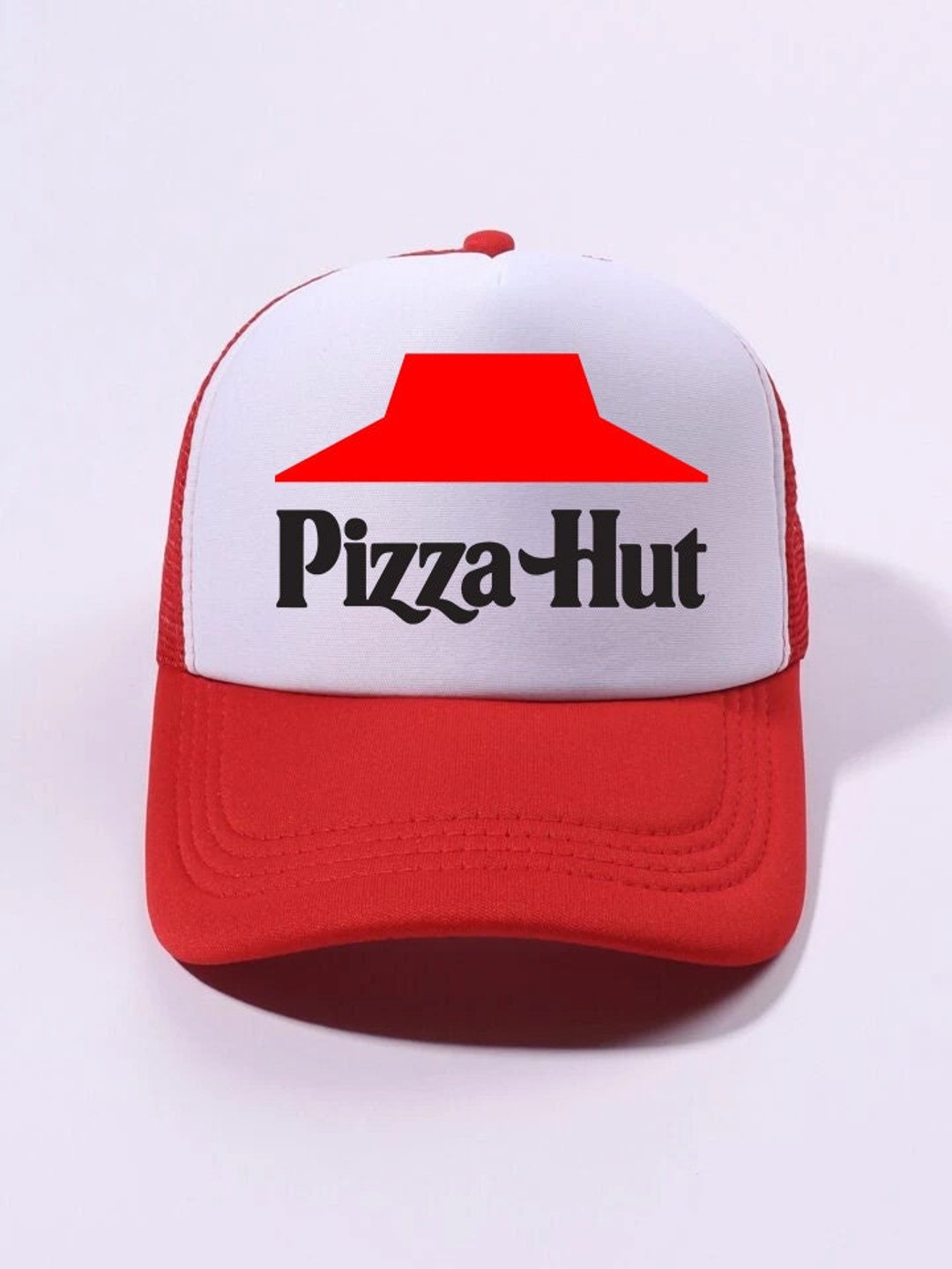 Pizza Hut Trucker Hat Mesh Hat Adjustable Snap Back Cap Red - Etsy