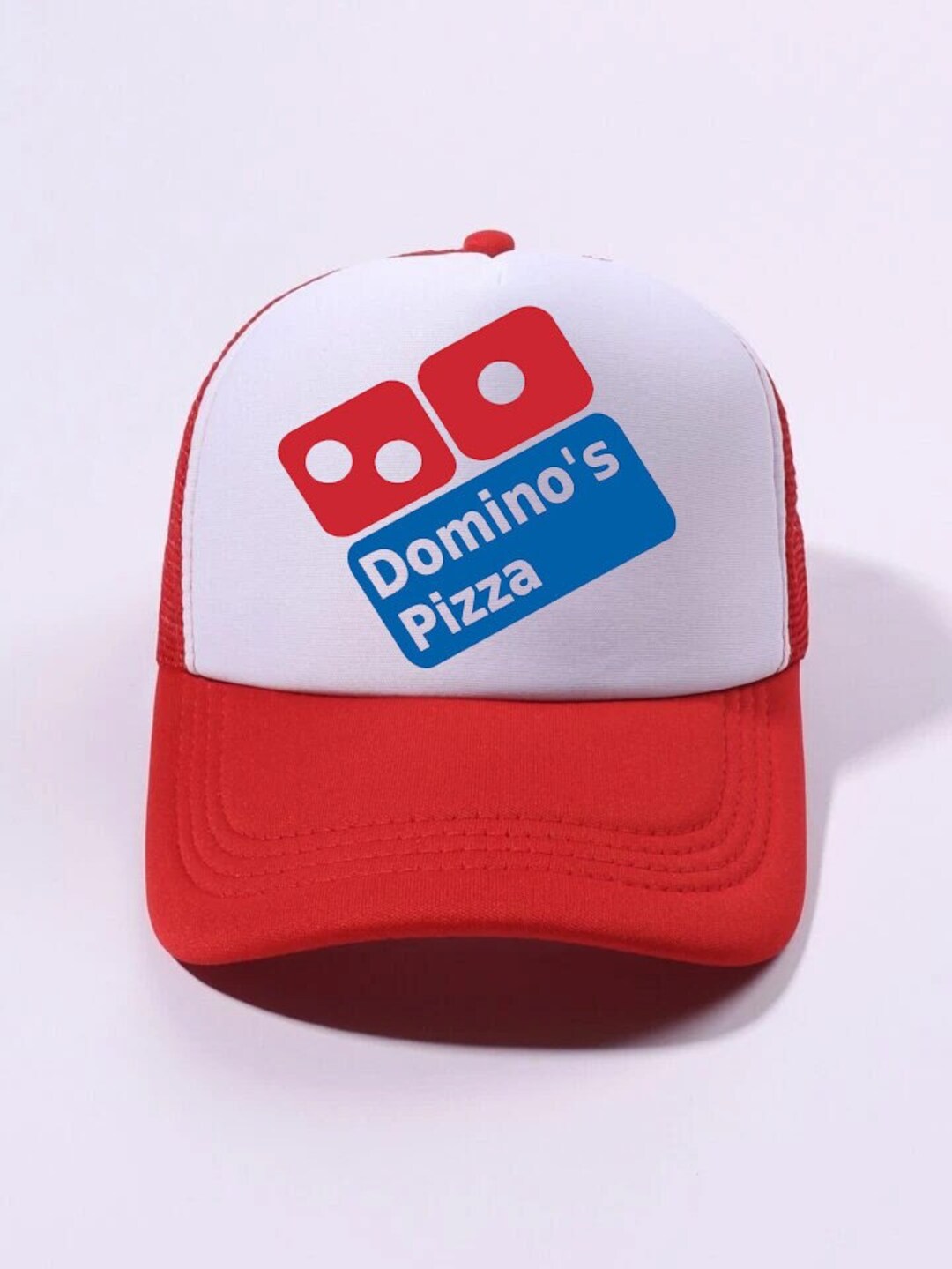 Domino's Pizza Trucker Hat Mesh Hat Adjustable Snap Back - Etsy