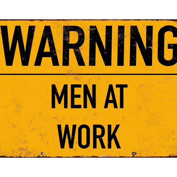Men at Work Signs - Etsy