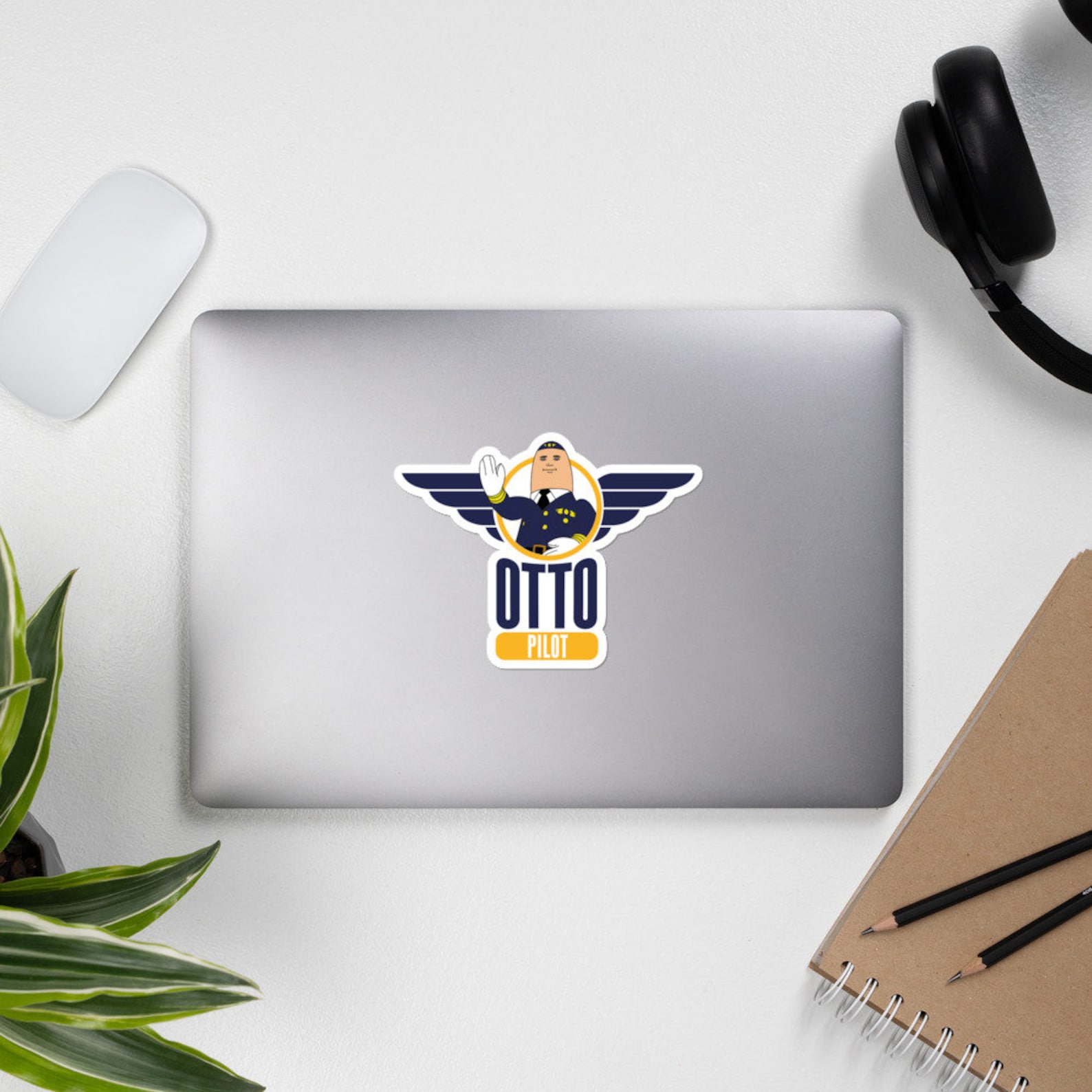 Airplane Movie Otto the Inflatable Pilot 5 Vinyl Sticker | Etsy