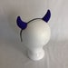 Custom Color Small Plush Horns Costume Horns Pair of Horns Bull Horns ...