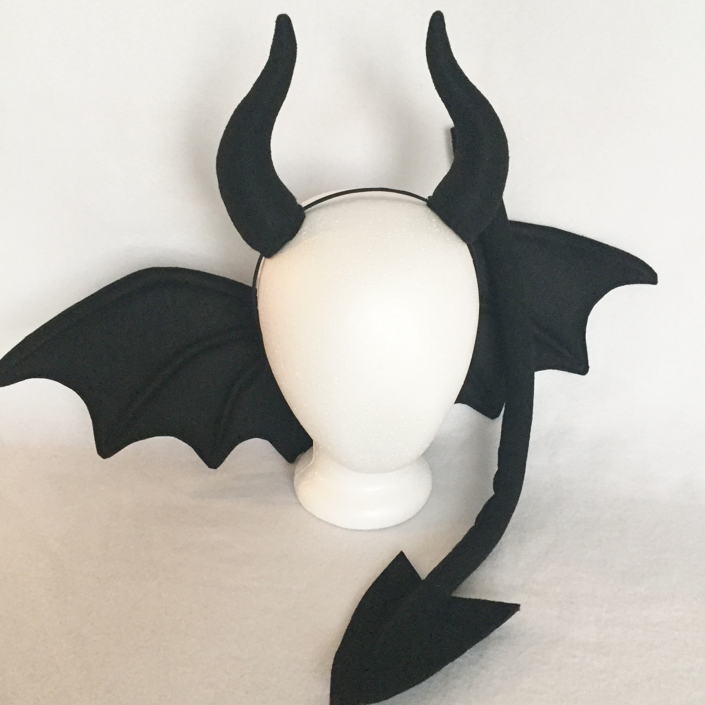 Custom Color Devil Costume Devil Wings Horns Tail Demon - Etsy