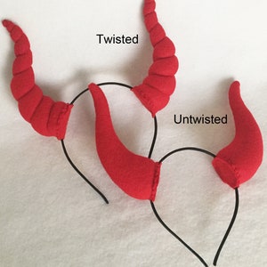 Custom Color Tall Plush Horns Costume Horns Pair of Horns Bull Horns ...