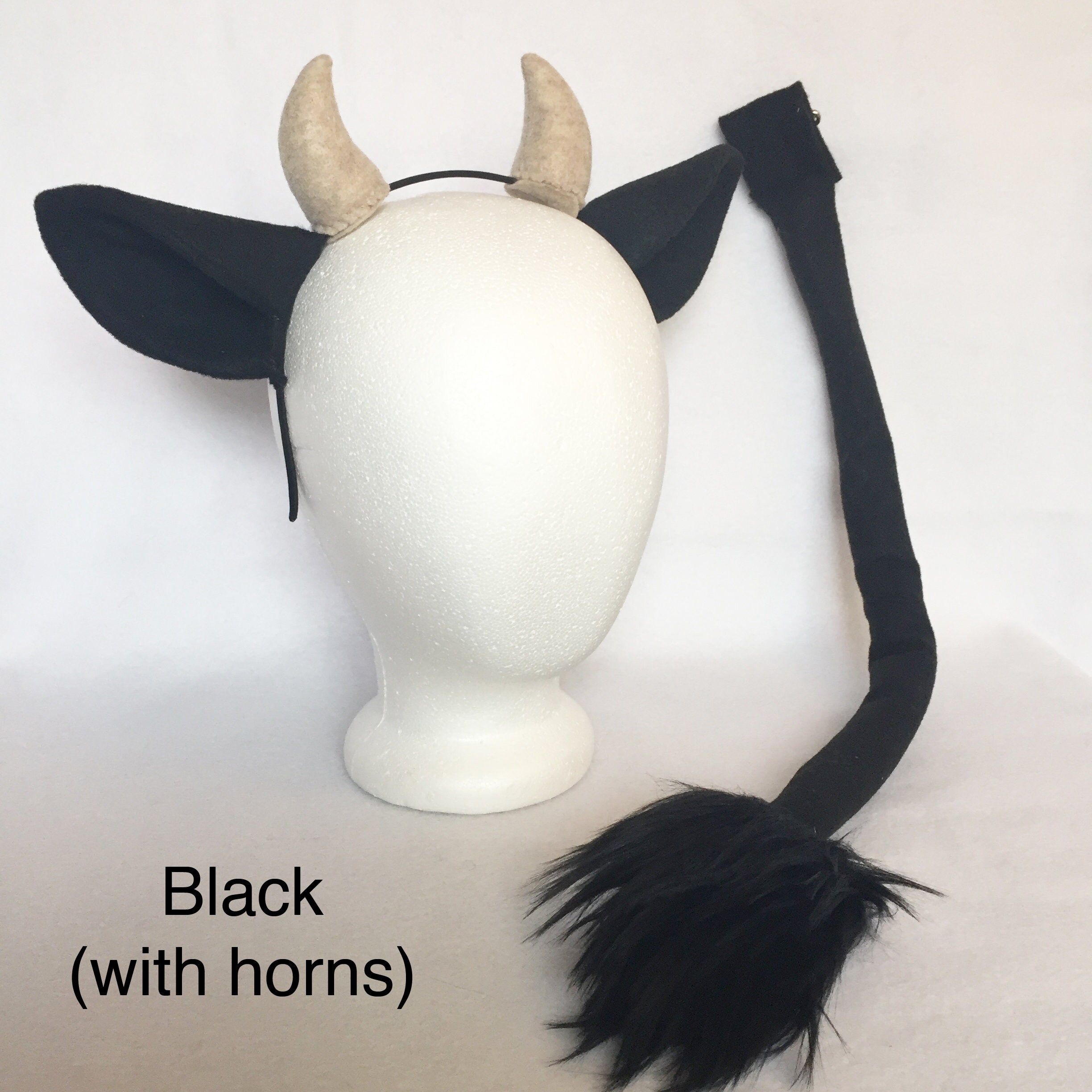 Cow Ears or Tail Set Cow Ears and Tail Cow Ears and Horns Bull | Etsy