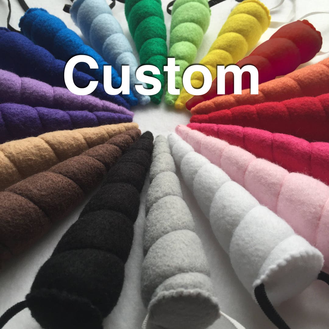 Custom Color Unicorn Horn You Choose Color Unicorn Horn Unicorn ...