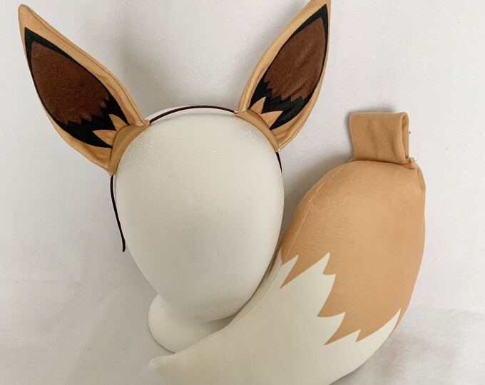 Eevee Ears or Tail Eevee Cosplay Ears Headband Eevee Costume Ears Eevee ...