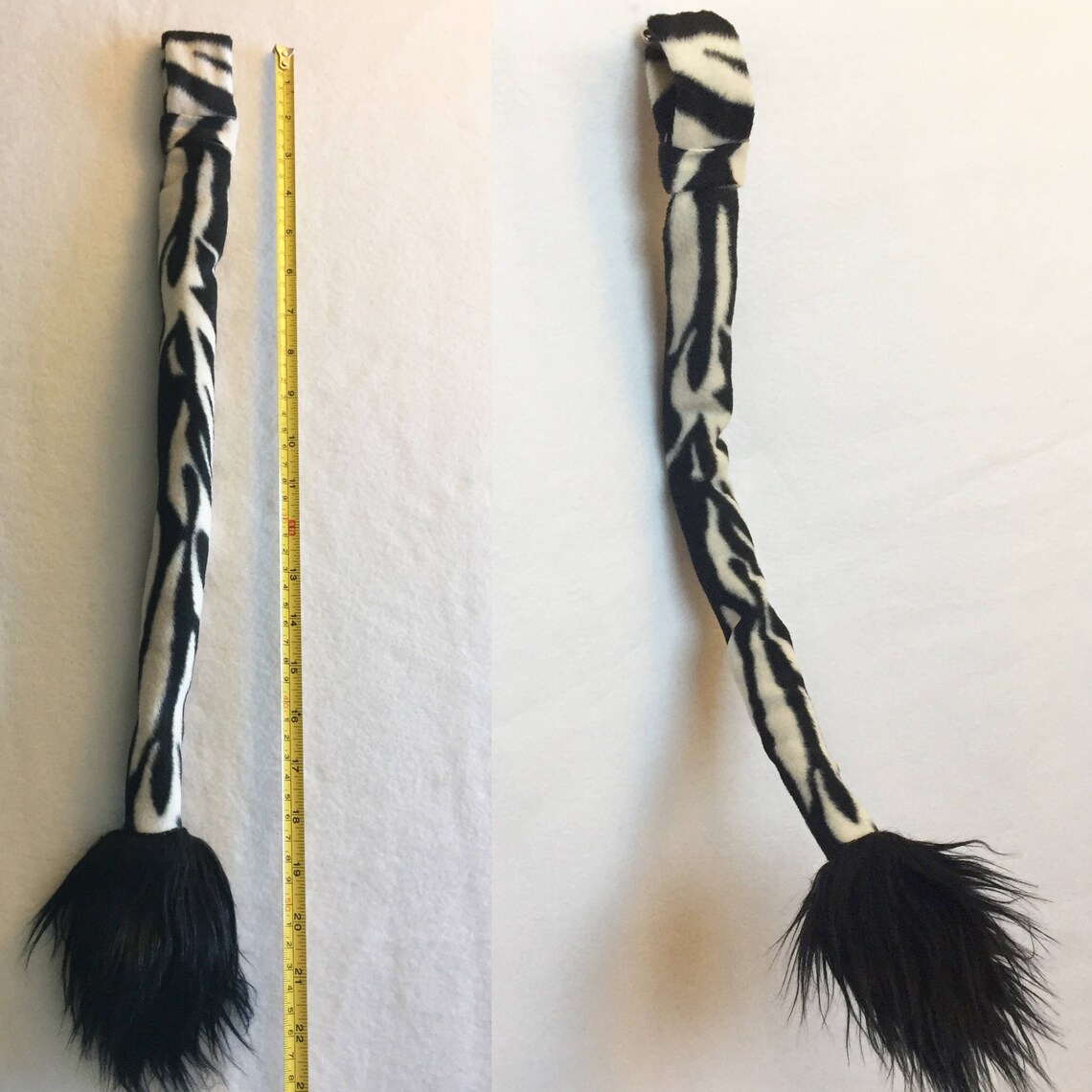 Zebra Ears or Tail Set Zebra Costume Zebra Ears Headband Zebra Tail ...