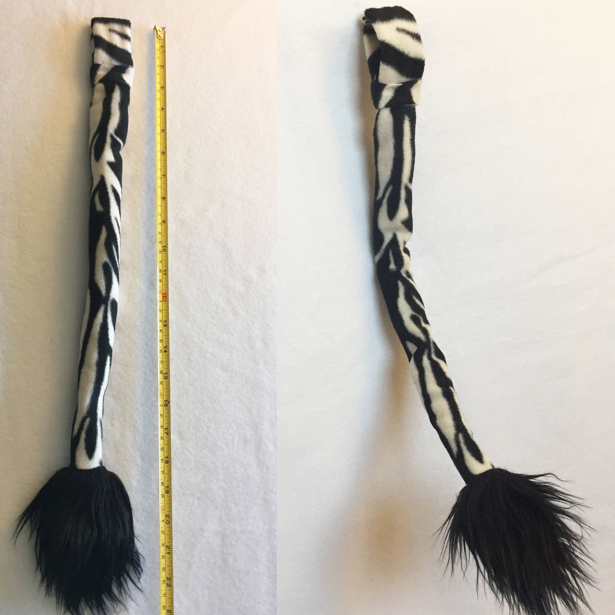 Zebra Ears or Tail Set Zebra Costume Zebra Ears Headband Zebra | Etsy