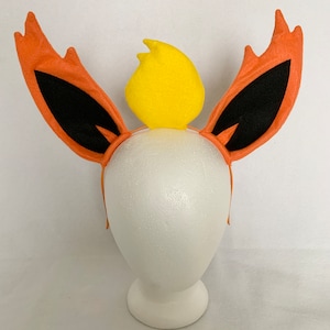 Flareon Ears or Tail Flareon Ears Headband Flareon Costume Ears Flareon ...
