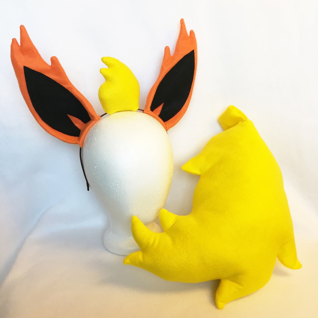 Flareon Ears or Tail Flareon Ears Headband Flareon Costume Ears Flareon ...