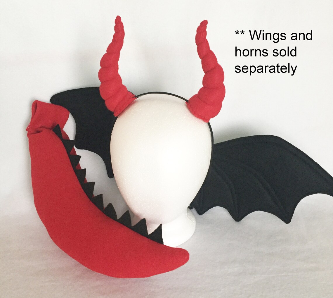Custom Dragon Tail With Spines You Choose Colors Customizable Plush ...