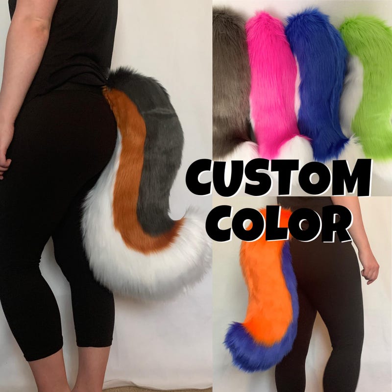 Furry Cat Tail - Etsy