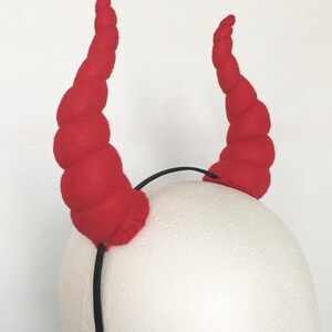Custom Color Tall Plush Horns Costume Horns Pair of Horns Bull Horns ...