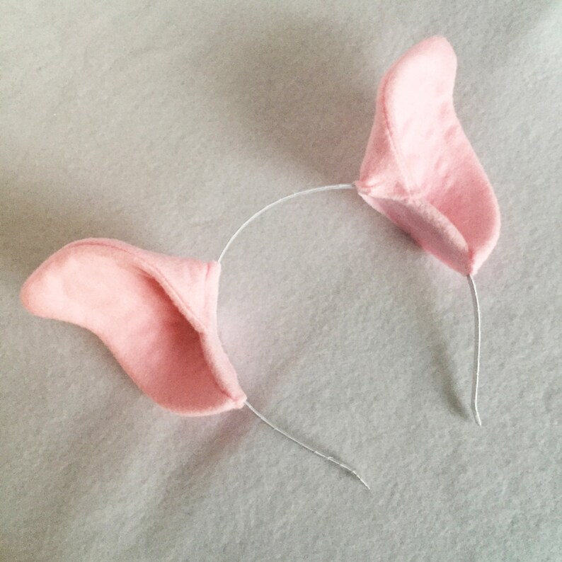 Pig Ears or Tail Pig Costume Pink Pig Ears Pink Realistic Pig | Etsy Canada