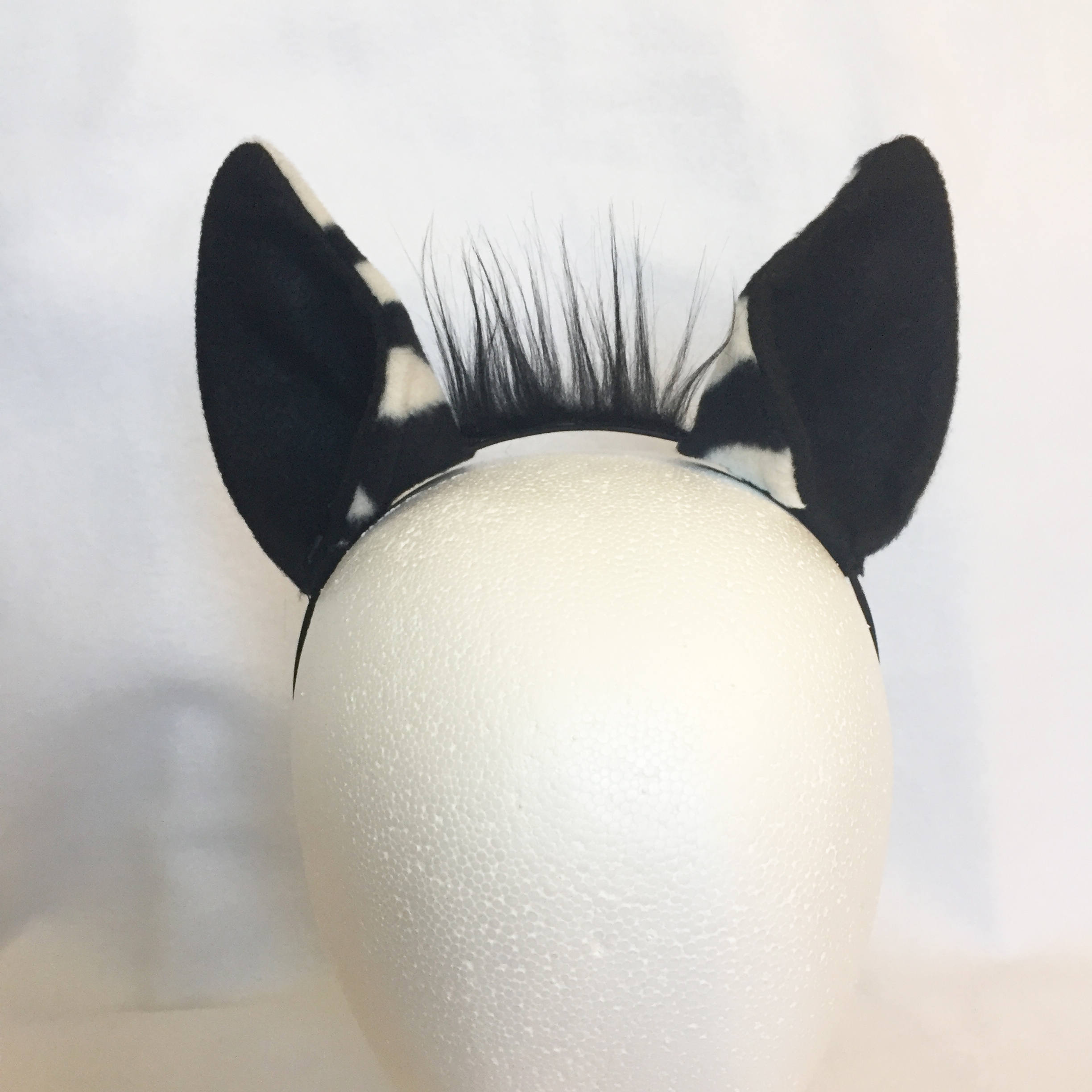 Zebra Ears or Tail Set Zebra Costume Zebra Ears Headband Zebra | Etsy