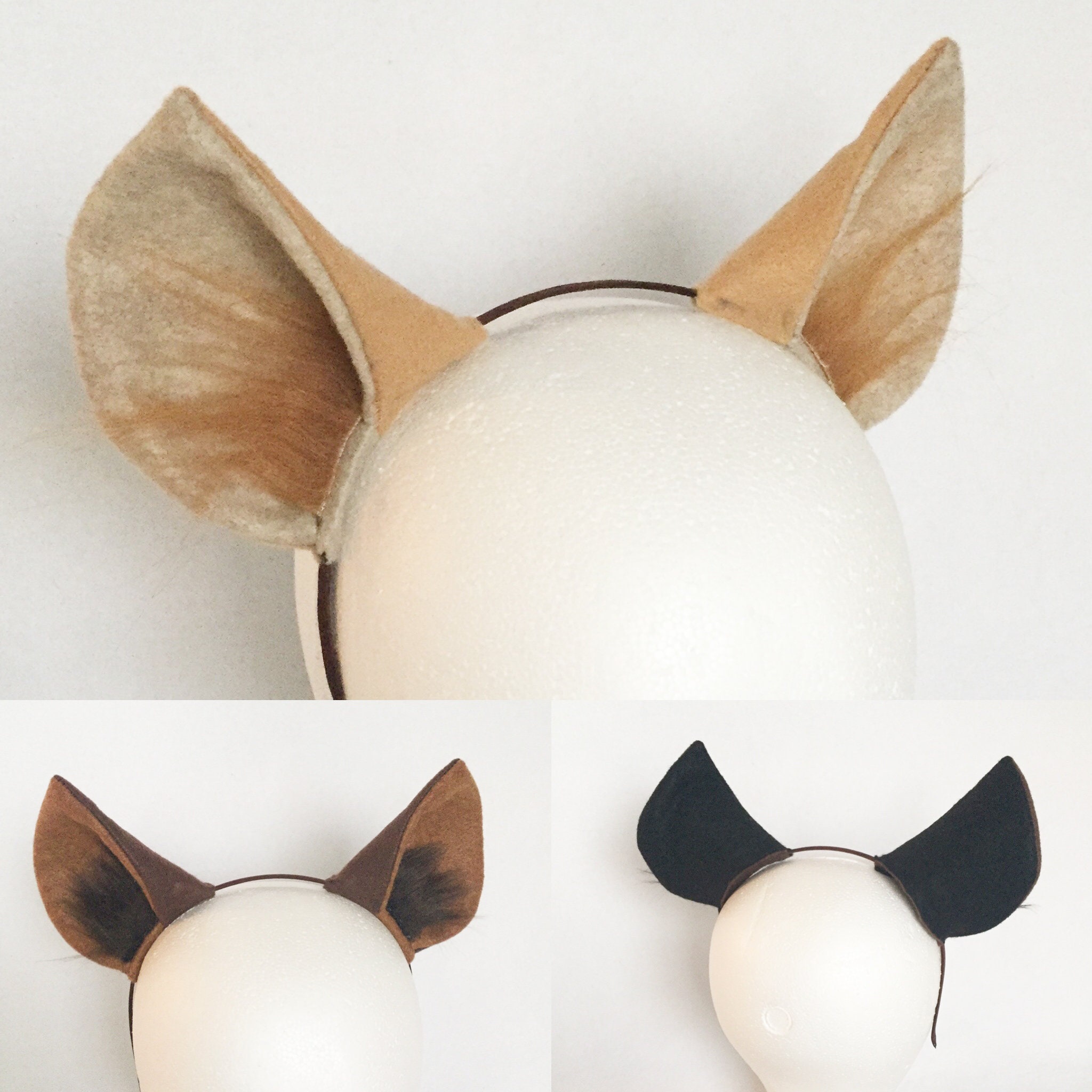 Hyena Ears Headband Custom Hyena Costume Hyena Ears Hyena | Etsy