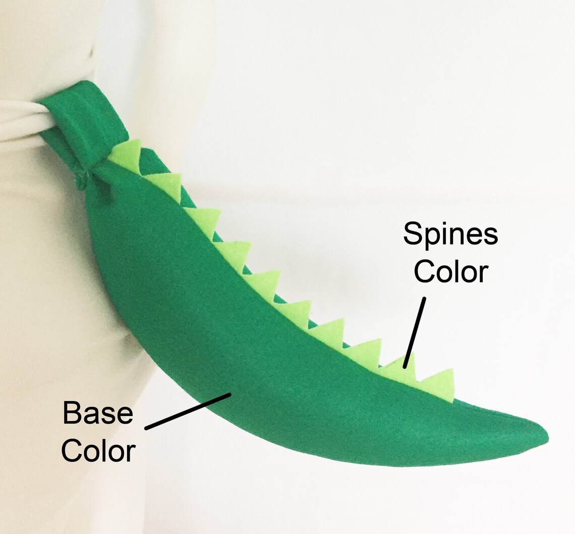 Custom Dragon Tail With Spines You Choose Colors Customizable Plush ...