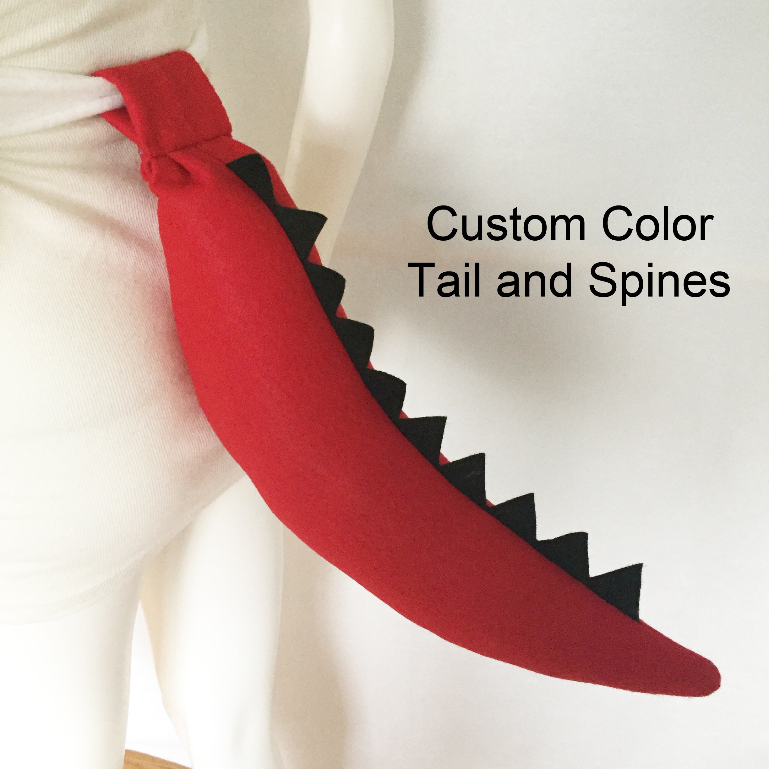 Custom Dragon tail with spines you choose colors customizable | Etsy