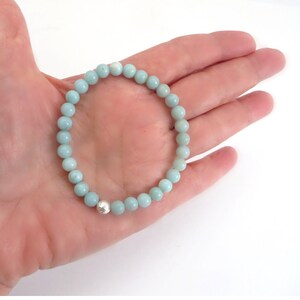Amazonite Bracelet Healing Stone Bracelet Yoga Bracelet Stacking ...