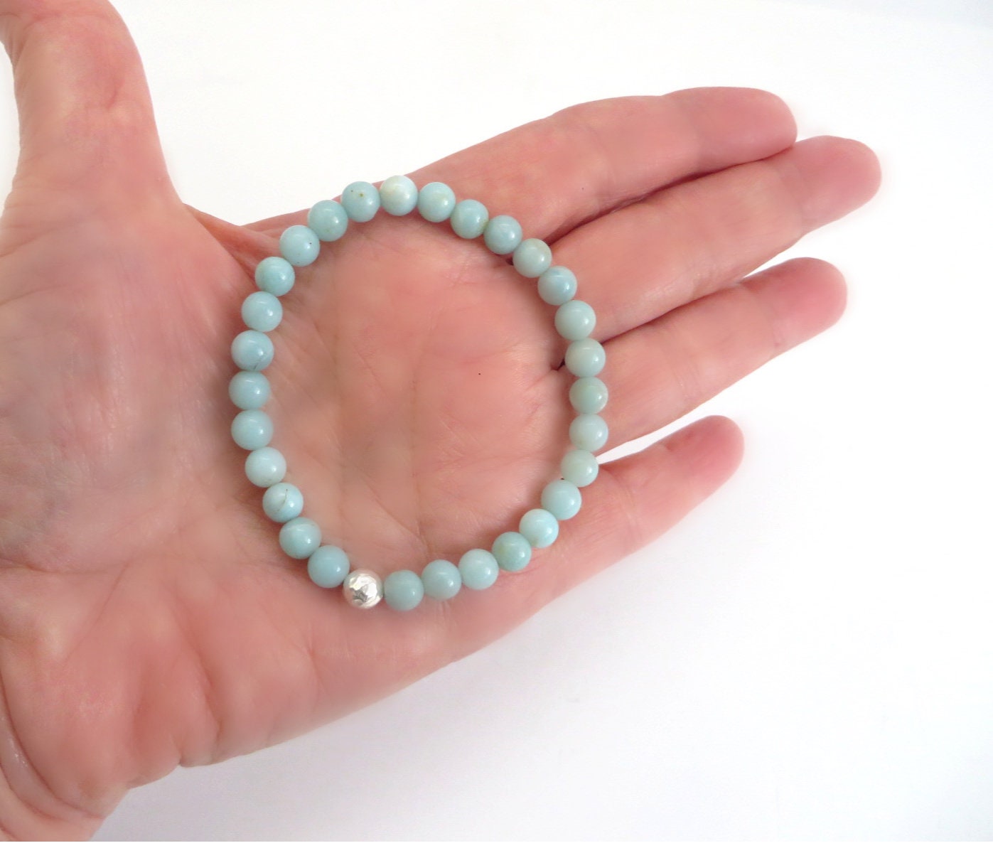 Amazonite Bracelet Healing Stone Bracelet Yoga Bracelet Stacking ...