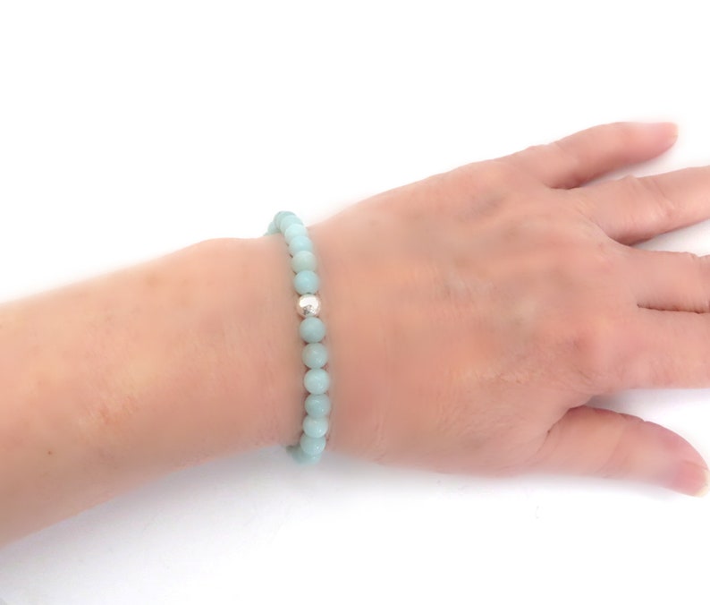 Amazonite Bracelet Healing Stone Bracelet Yoga Bracelet Stacking ...