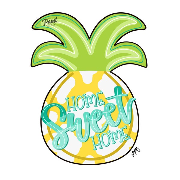 Pineapple Door Hanger - Etsy