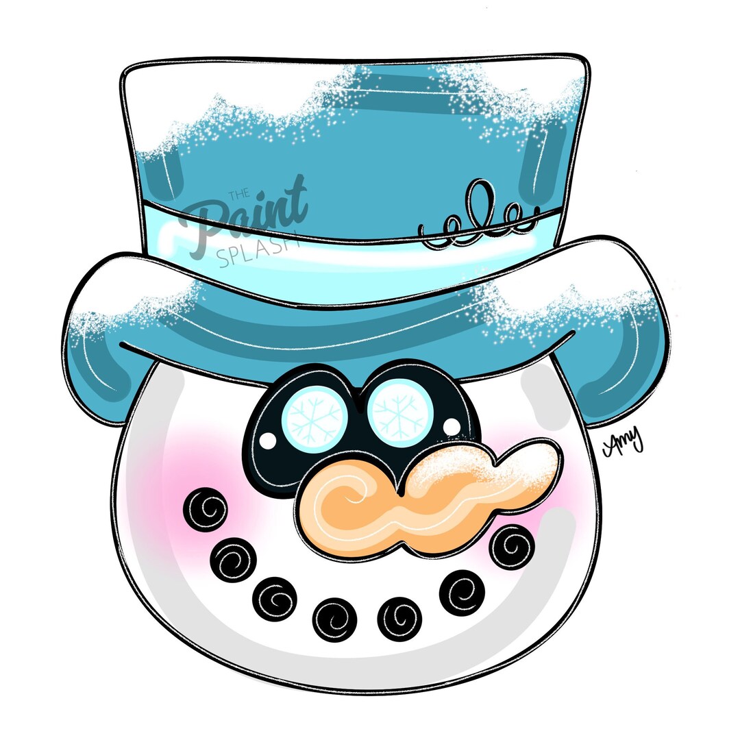 DIGITAL TEMPLATE: Snowman Winter Door Hanger Template - Etsy