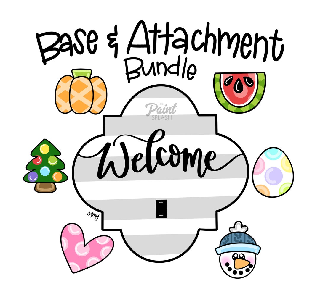 DIGITAL TEMPLATE: Interchangeable Base and Attachment Door Hanger ...