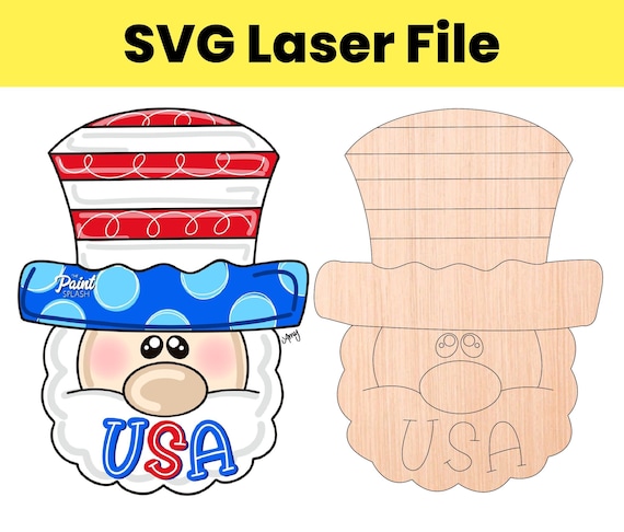 Uncle Sam Face Stencil Paper Plate Uncle Sam Craft Project Ideas