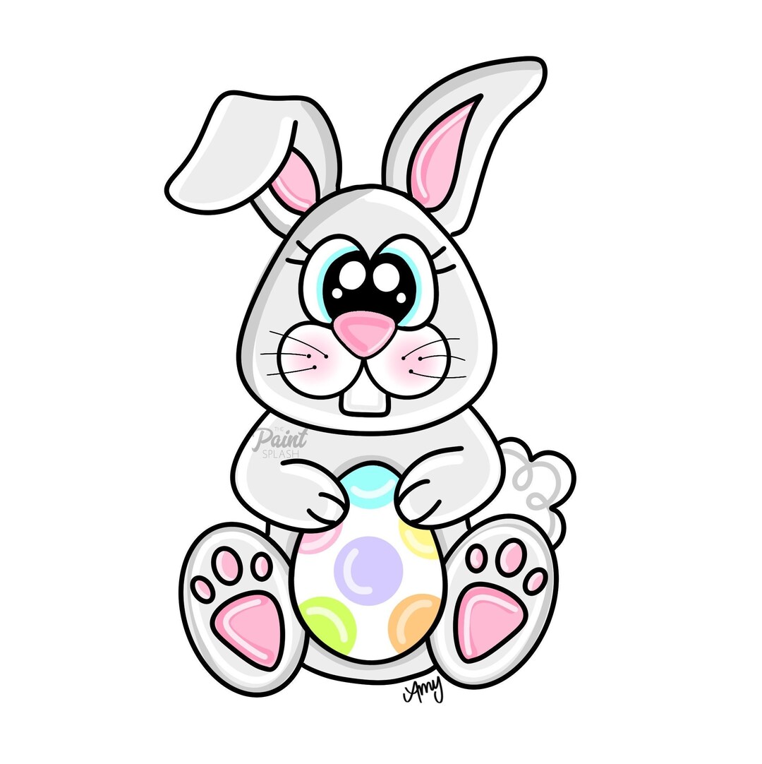 DIGITAL TEMPLATE: Easter Bunny Door Hanger Template - Etsy
