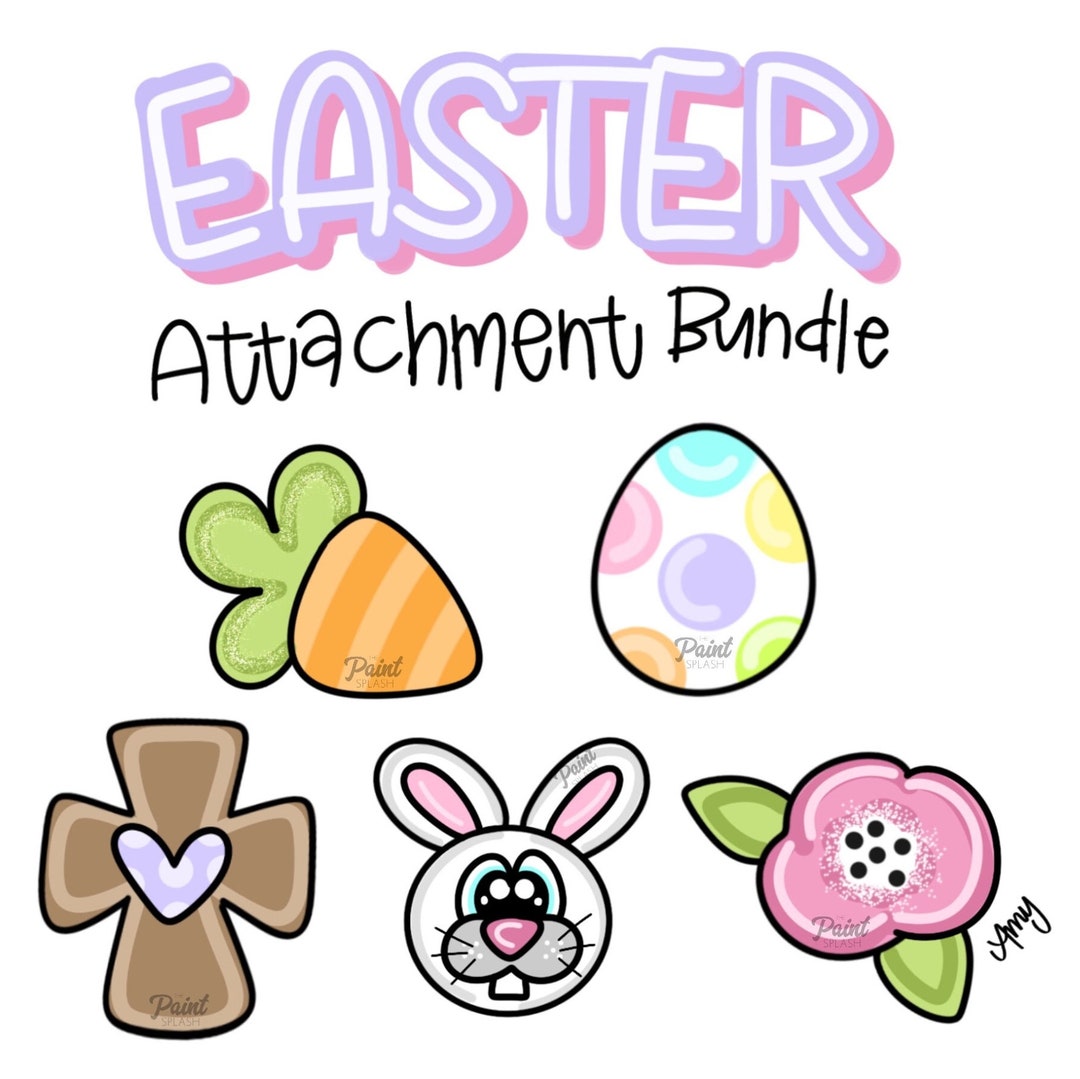 DIGITAL TEMPLATE: Easter Mini Attachment Bundle Seasonal Door Hanger ...