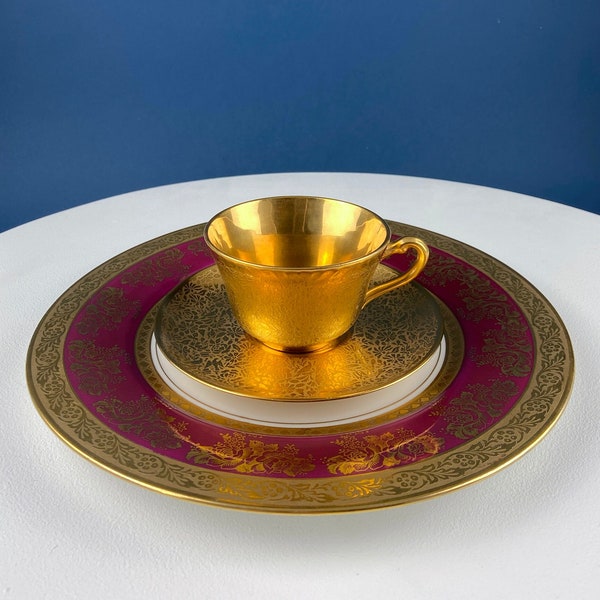 Gold Plated Tea Set - Etsy