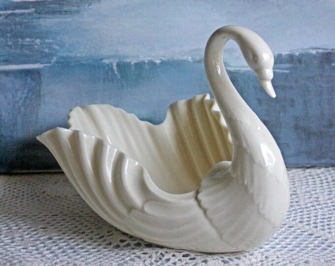 Lenox Swan Dish Large, Lenox Porcelain Swan Trinket Dish, Lenox Swan ...