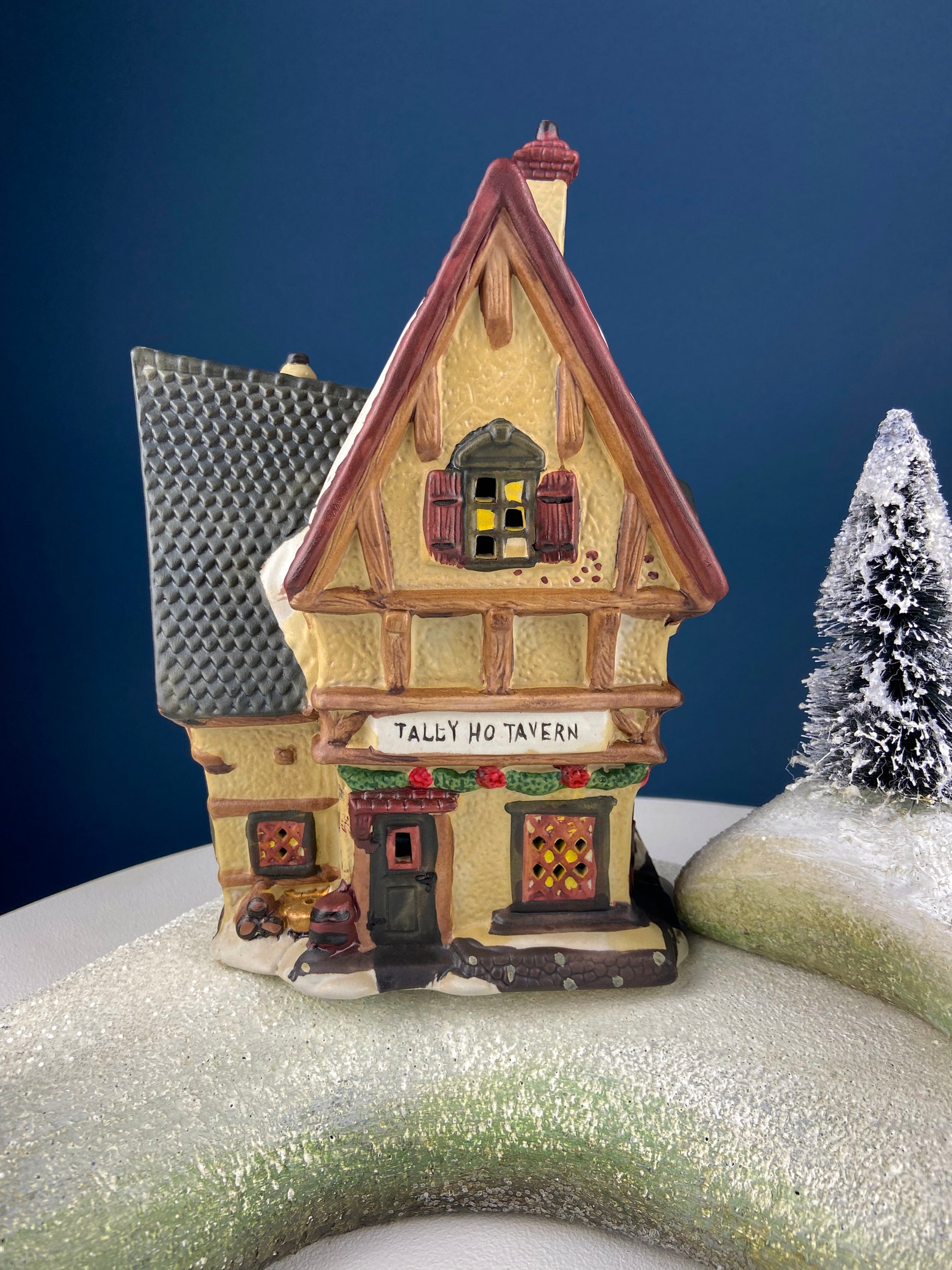Tally Ho Tavern. Christmas Village House by Santa's Workbench ...